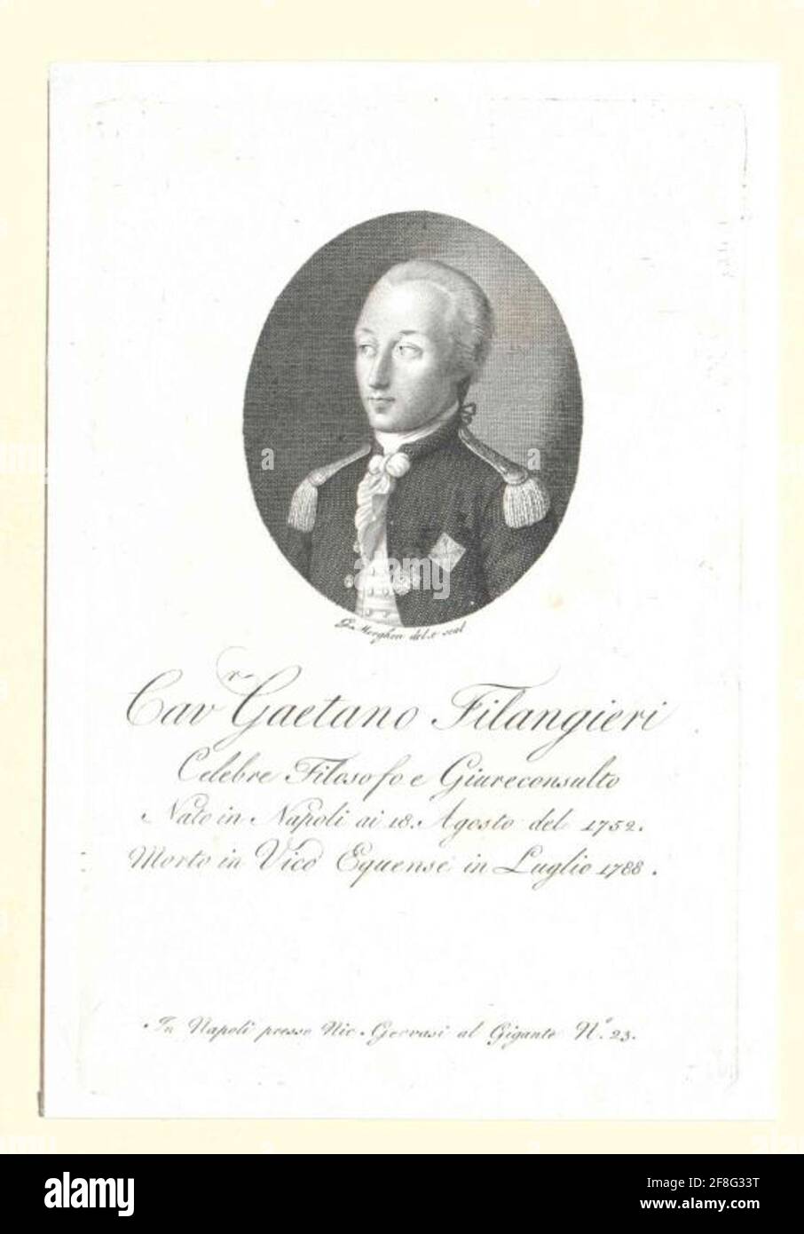 Gaetano filangieri hi-res stock photography and images - Alamy