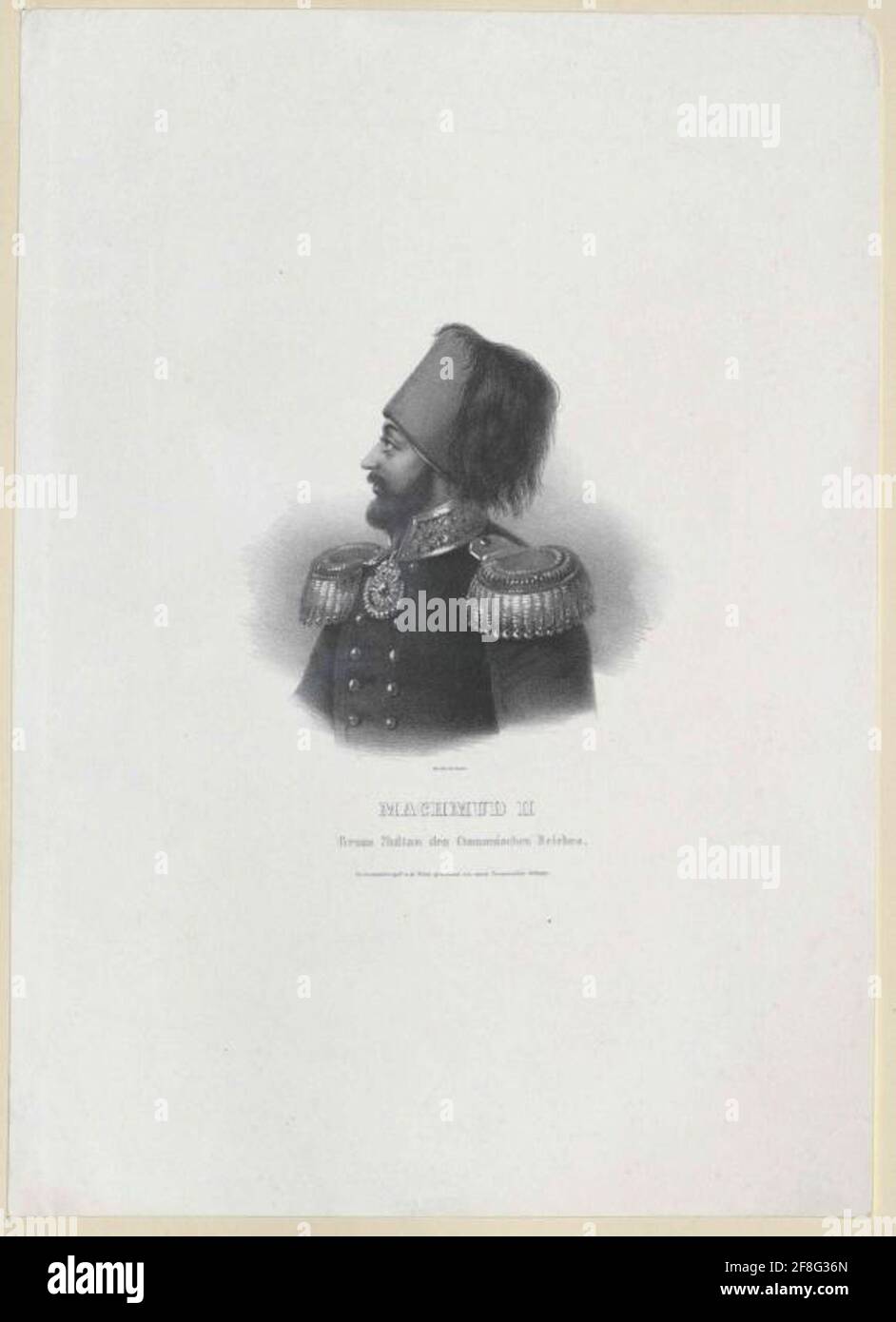Machmud II Sultan of Turkey Stock Photo - Alamy
