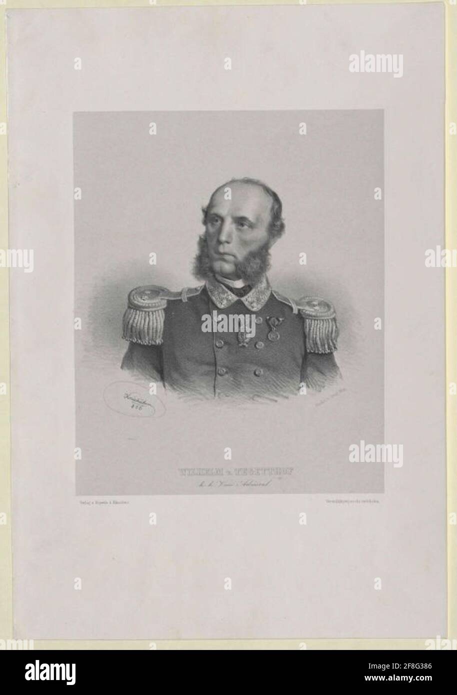 Tegethoff, Wilhelm of Stock Photo - Alamy