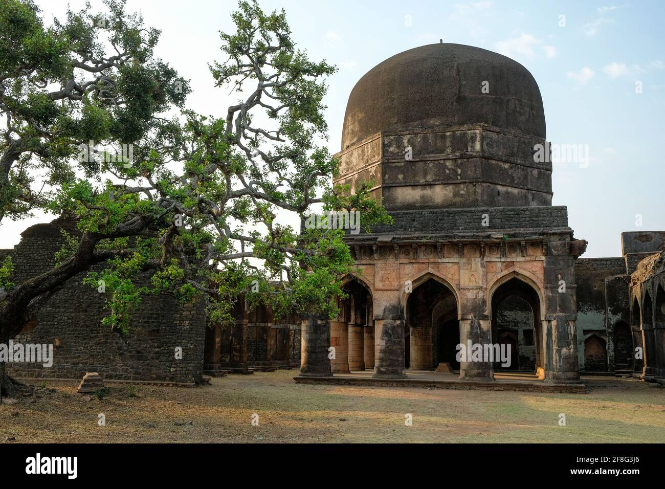 Hathi Mahal in Mandu, Madhya Pradesh, India. Built in Moghul style of ...