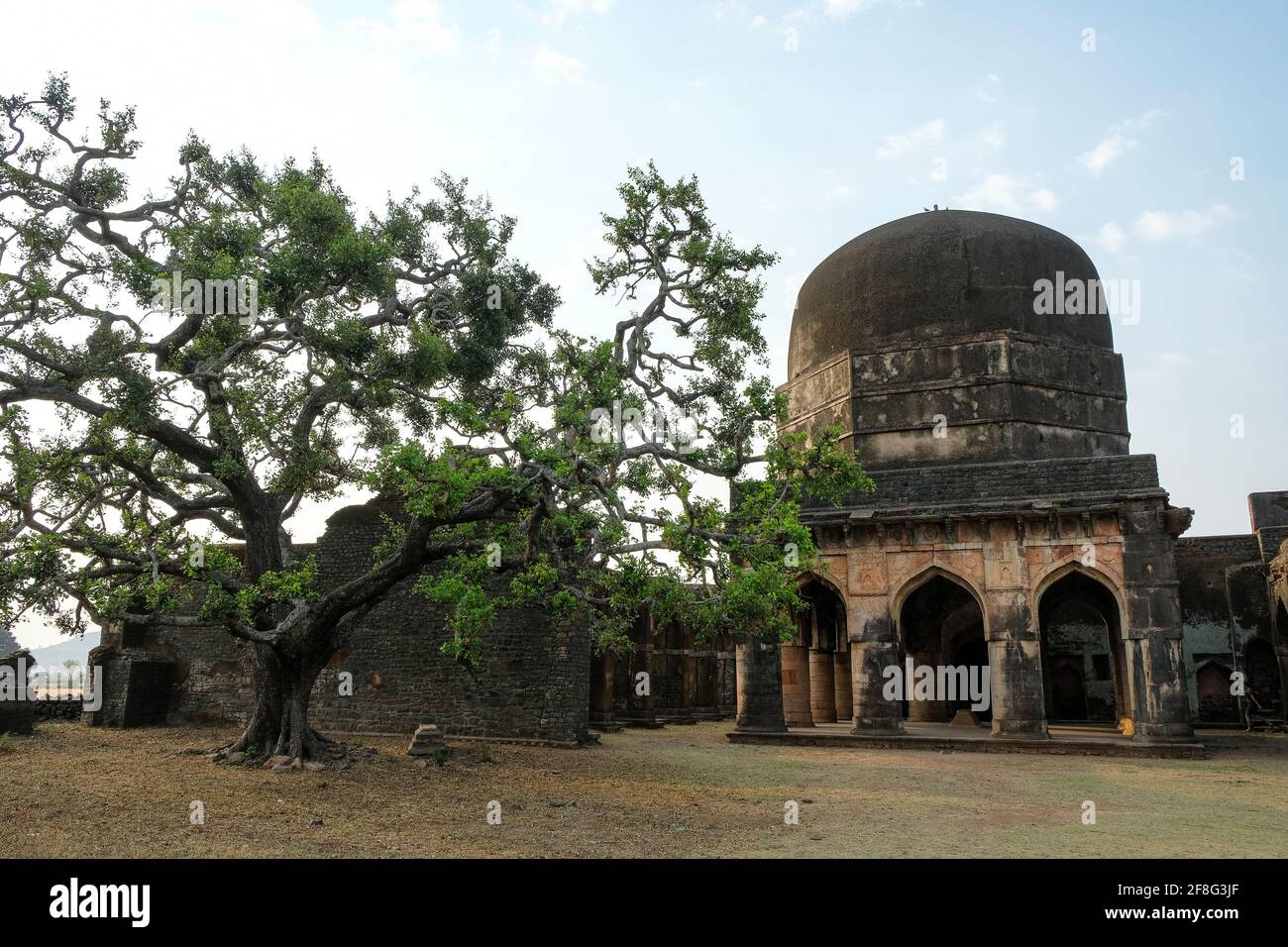 Hathi Mahal in Mandu, Madhya Pradesh, India. Built in Moghul style of ...