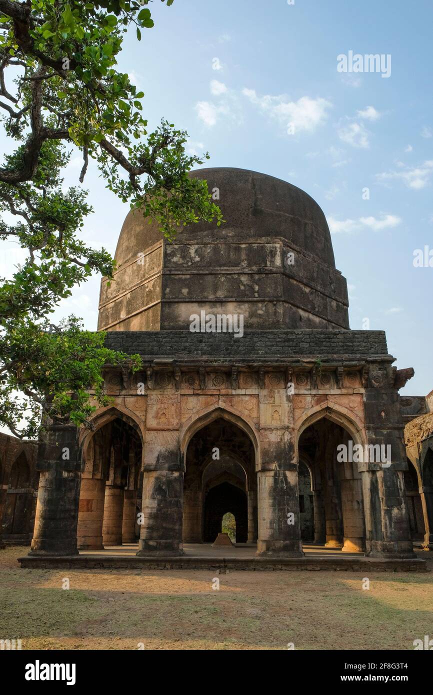Hathi Mahal in Mandu, Madhya Pradesh, India. Built in Moghul style of ...