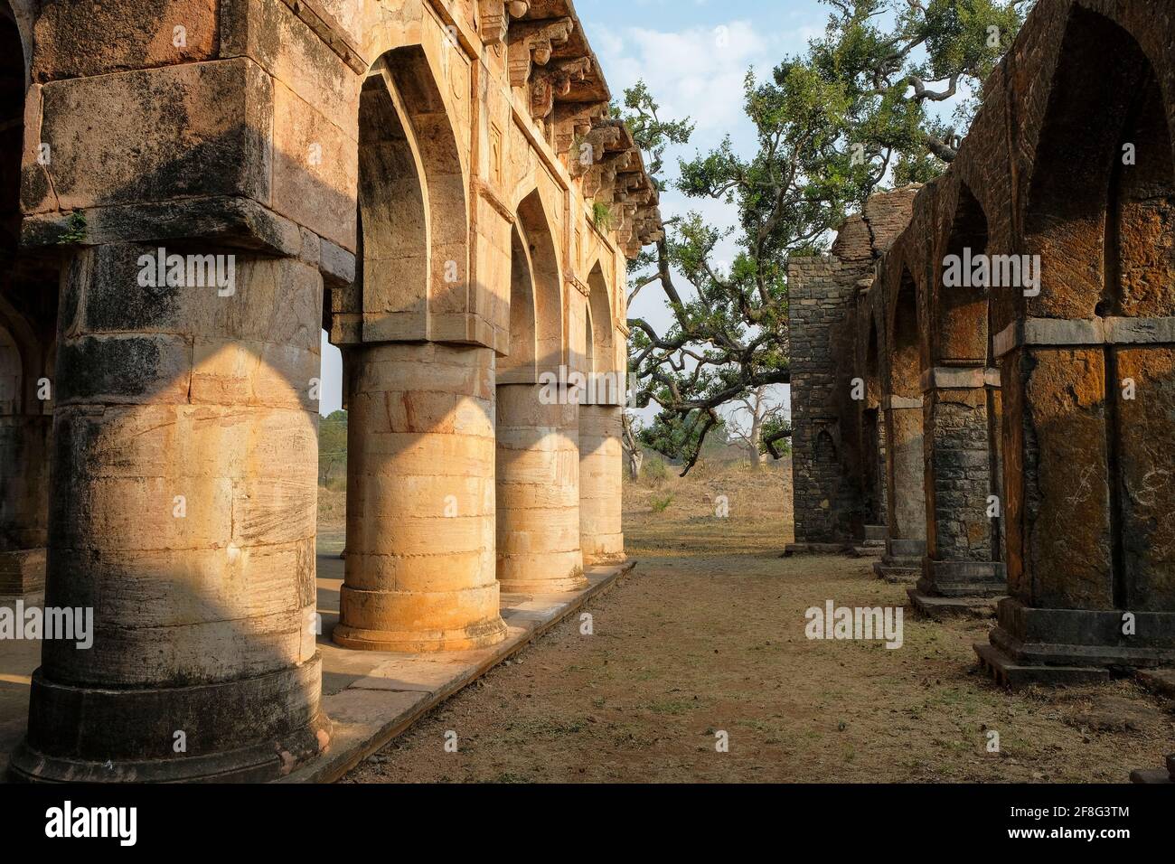 Hathi Mahal in Mandu, Madhya Pradesh, India. Built in Moghul style of ...