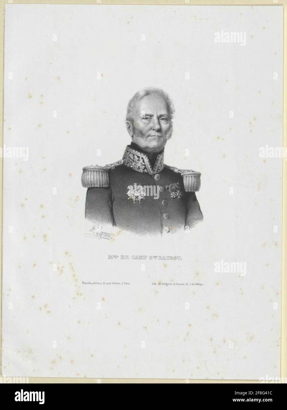 Baurot, Jean-Baptiste Charles Baron Stock Photo - Alamy