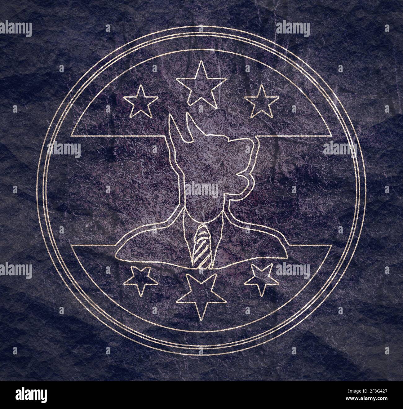 Pet emblem design. Doberman dog. Graphic design element. Outline stamp ...