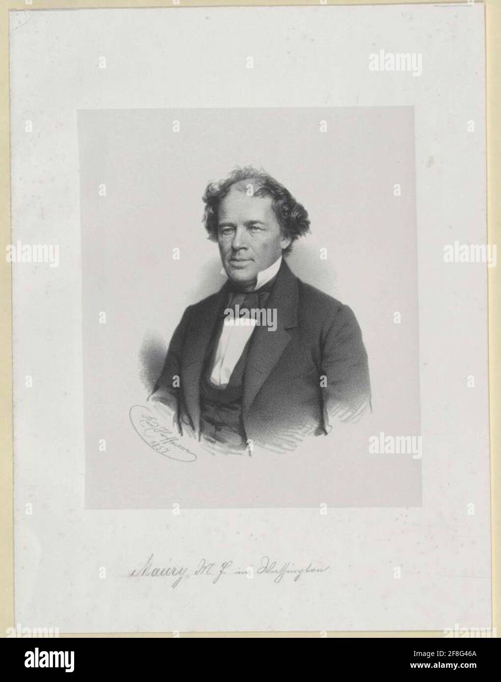 Maury, Matthew Fontaine Stock Photo - Alamy