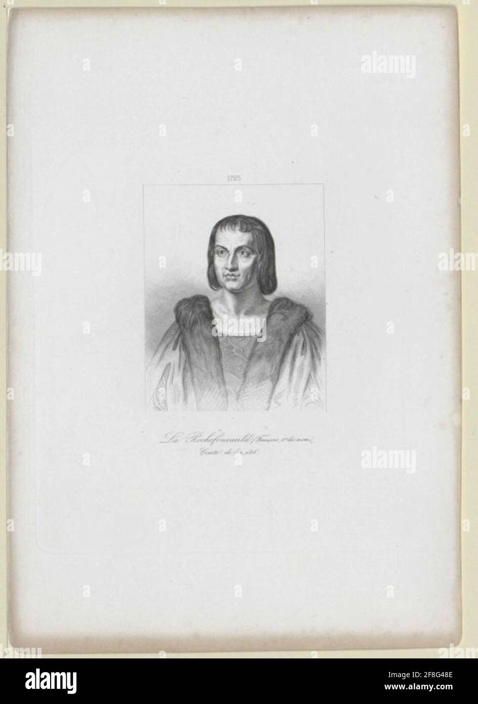 La Rochefoucauld, Francois I. Comte de Stock Photo - Alamy
