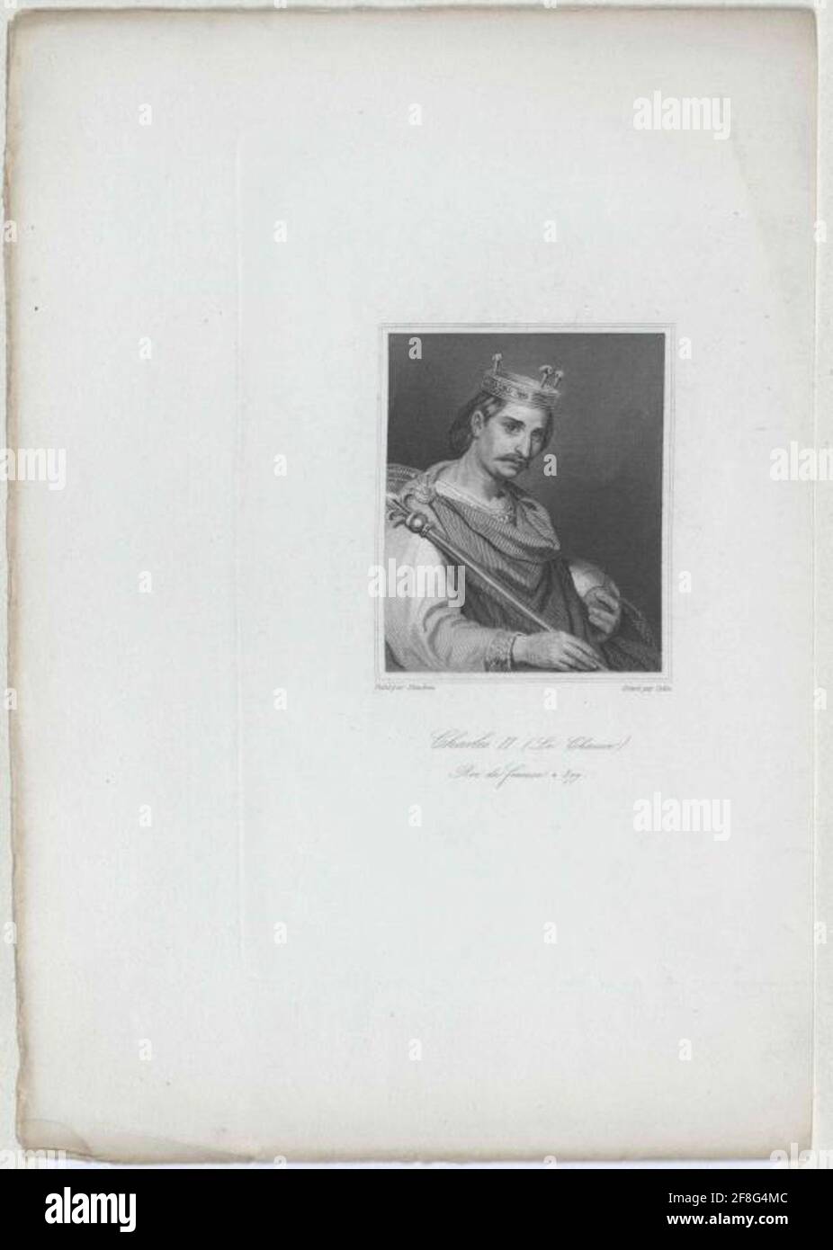 Karl II, the Kahle, Roman Emperor Stock Photo - Alamy