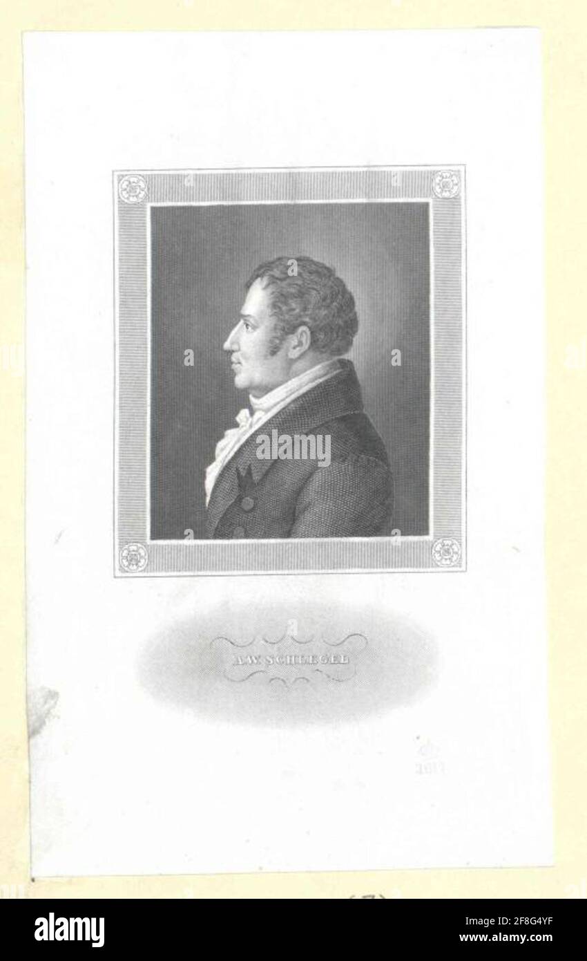 Schlegel, August Wilhelm von Stock Photo - Alamy