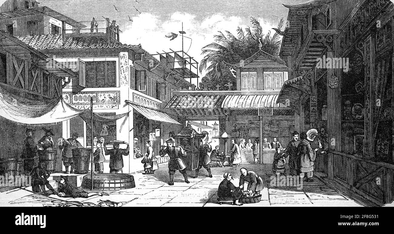 Canton china historic hi-res stock photography and images - Alamy