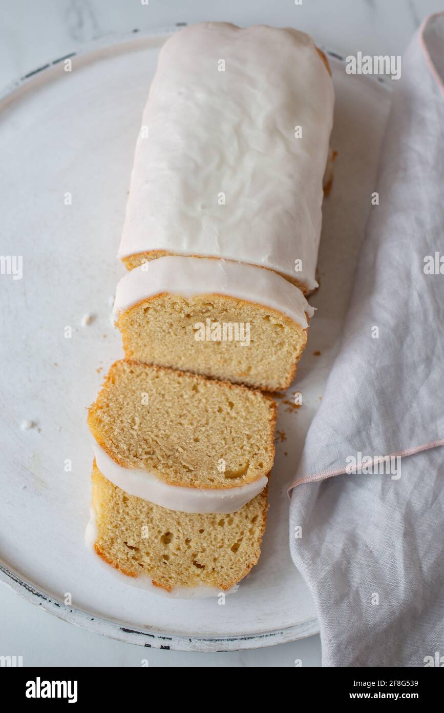 lemon sponge cake Stock Photo - Alamy