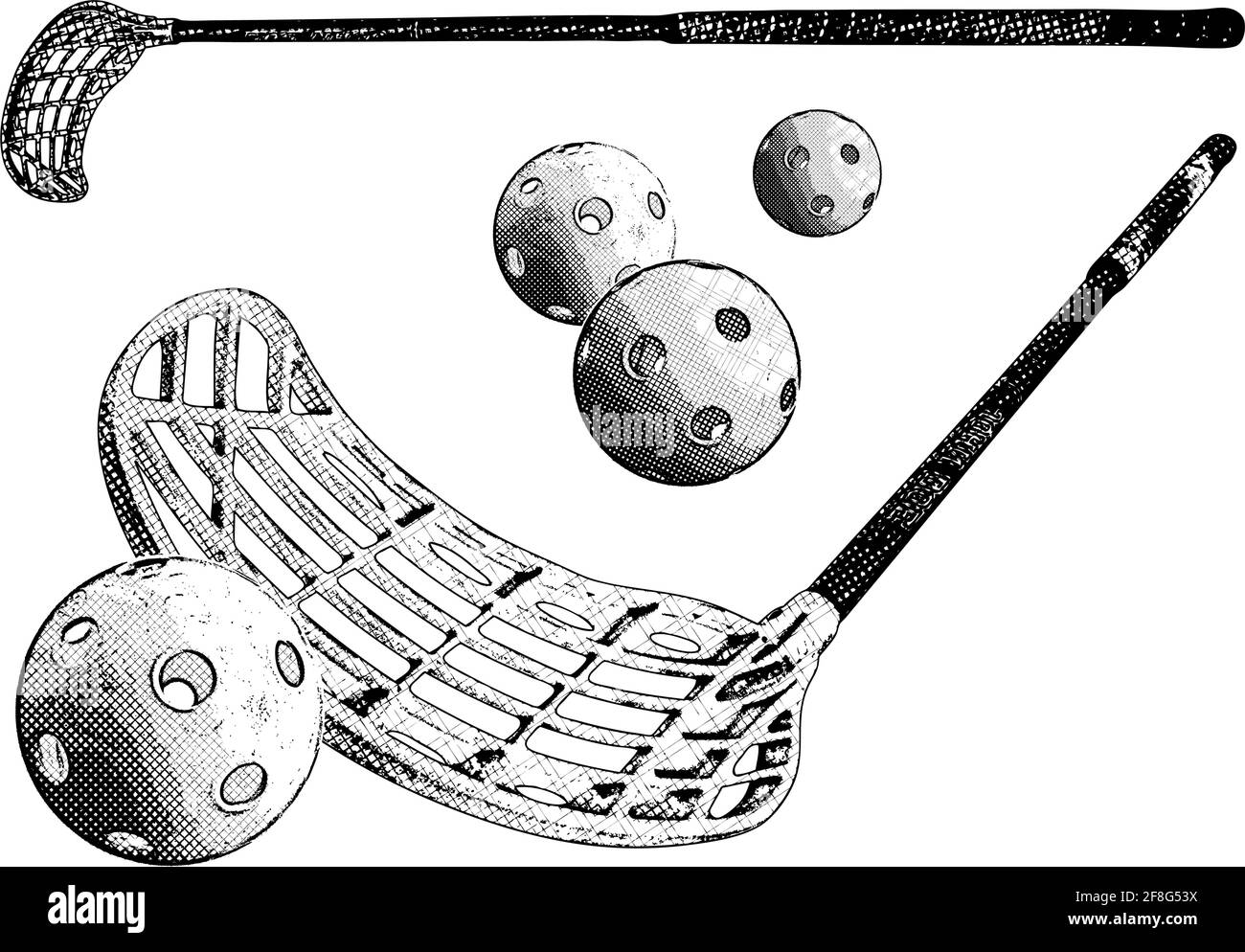 floorbal poster background Stock Vector Image & Art - Alamy