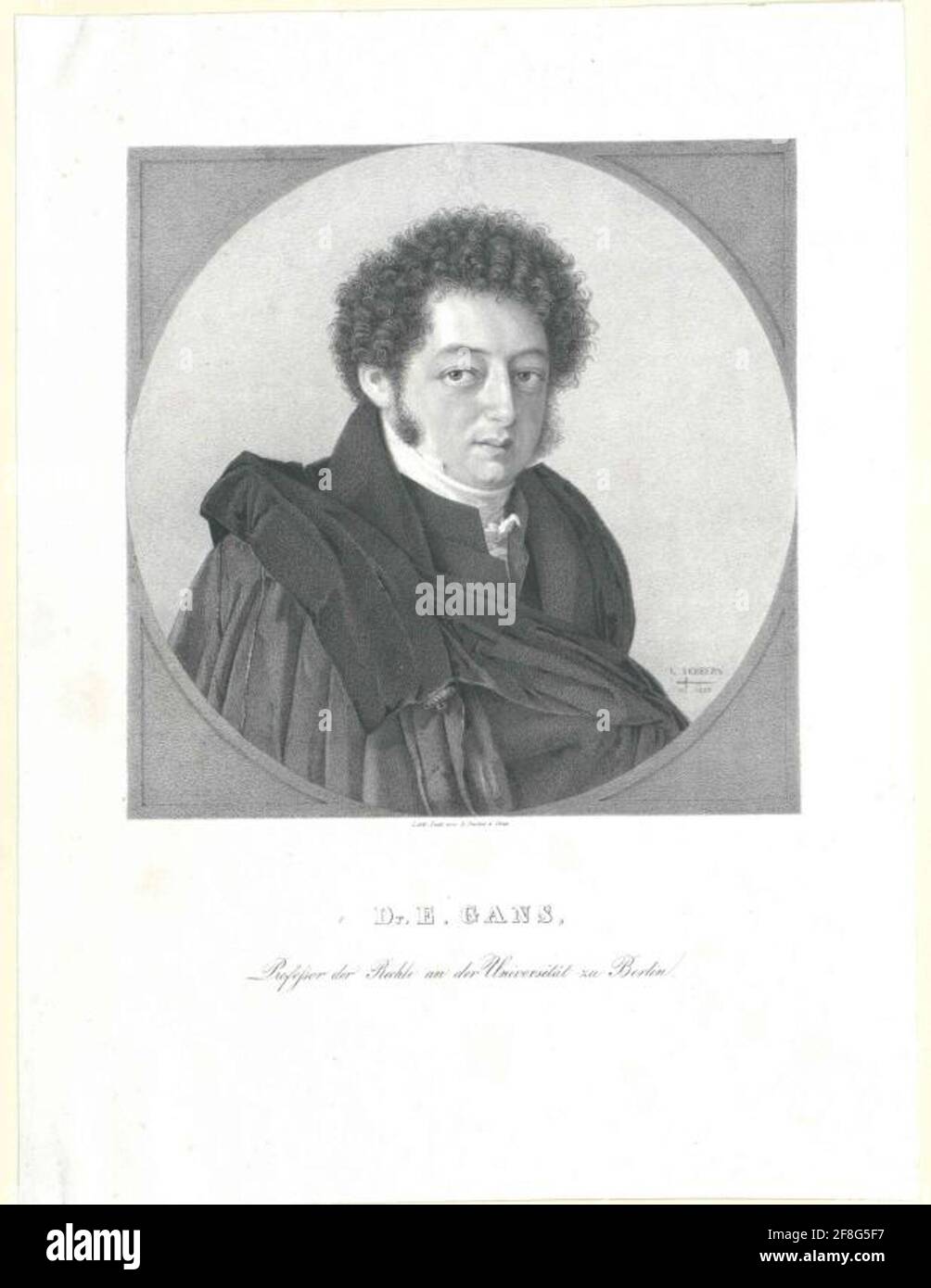 Gans, Eduard Stock Photo - Alamy