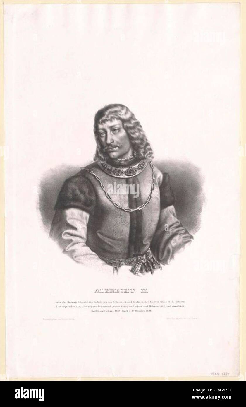 Albrecht II, German king Stock Photo - Alamy