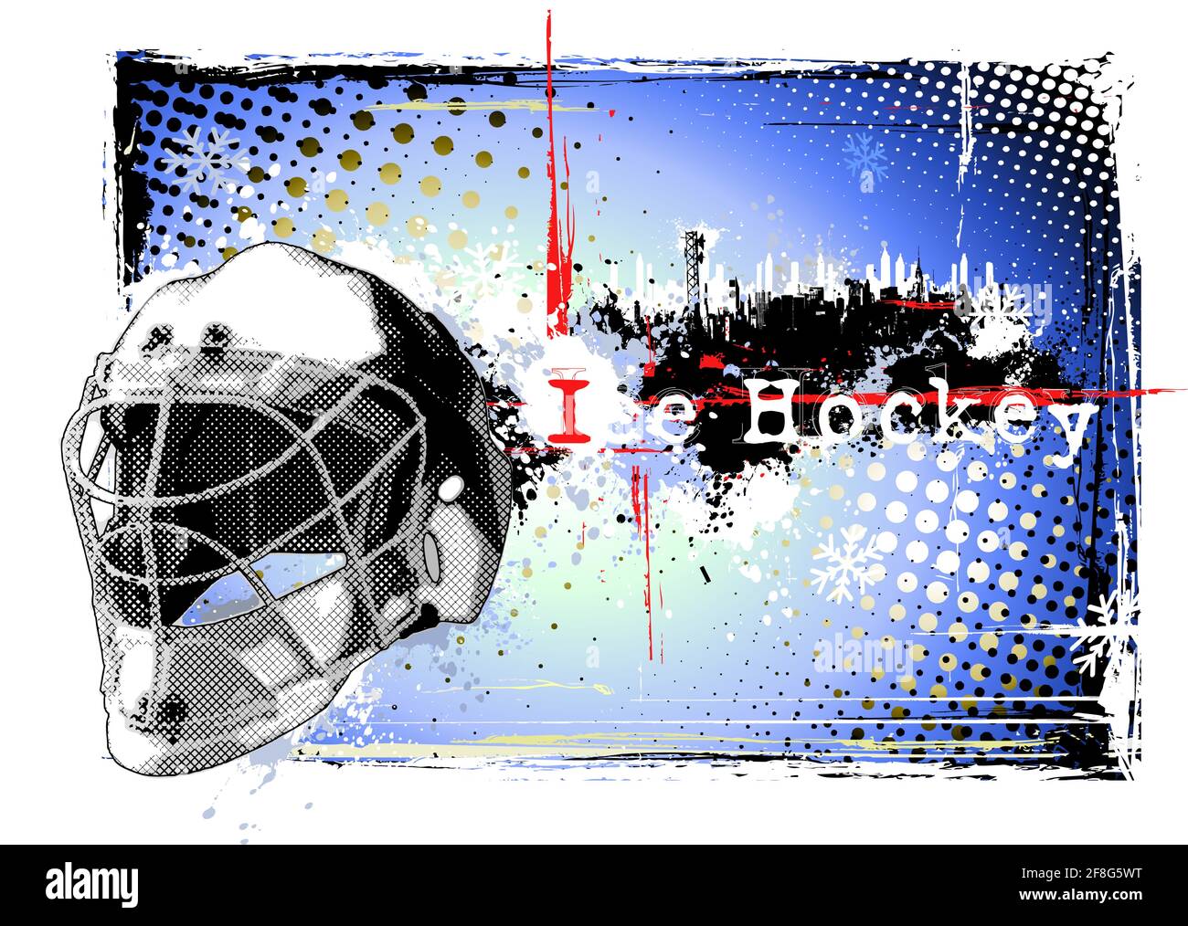 ice hockey poster background Stock Vector Image & Art - Alamy