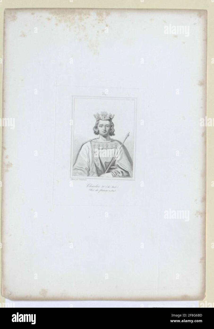 Karl IV. The beautiful, king of France Stock Photo - Alamy