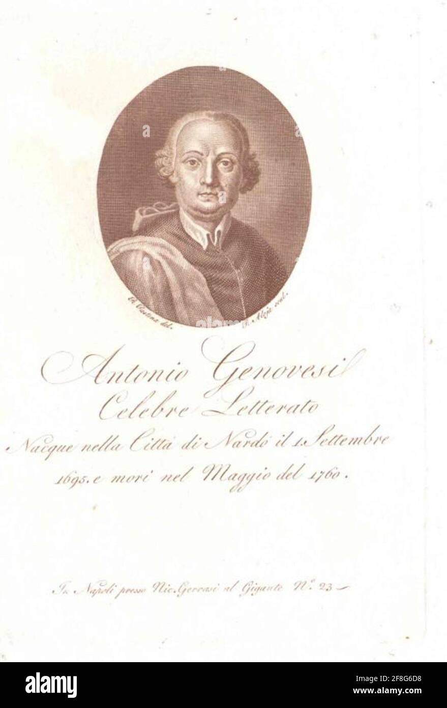 Antonio genovesi hi-res stock photography and images - Alamy
