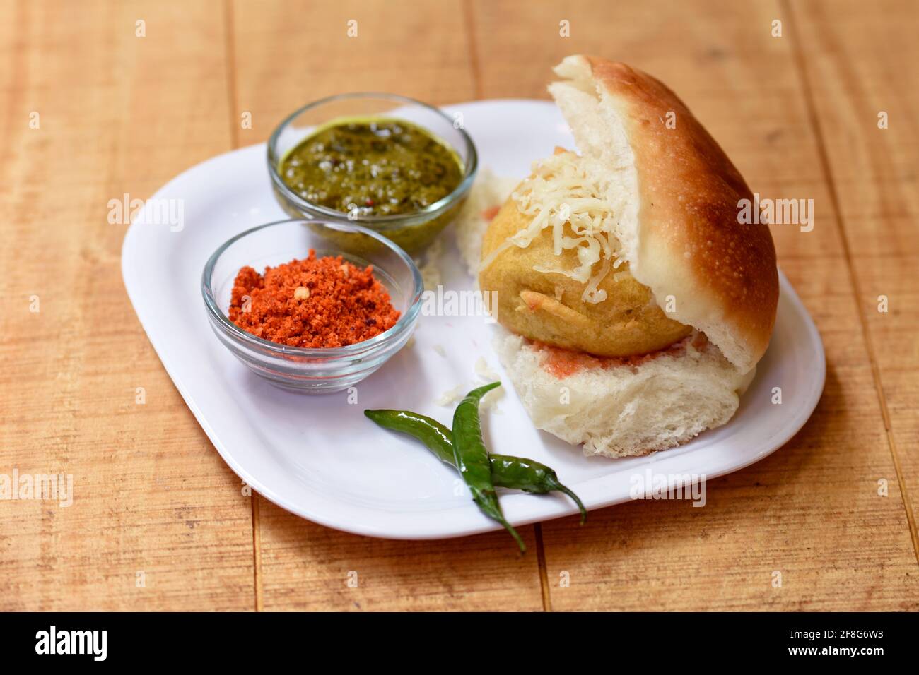 Vada Pav or Wada Pav, Indian Desi Burger is a street food dish from ...