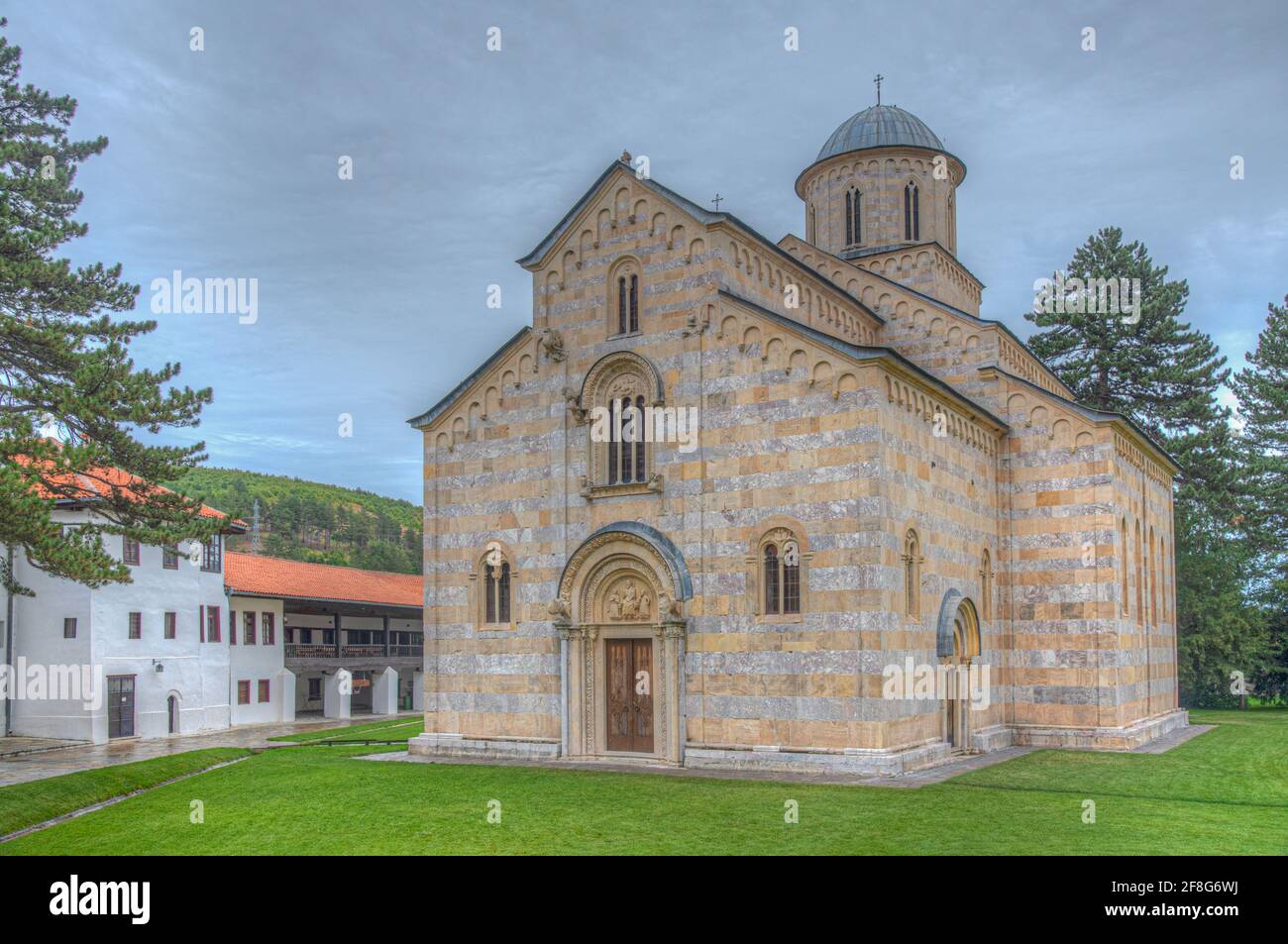 Visoki Decani monastery in Kosovo Stock Photo - Alamy