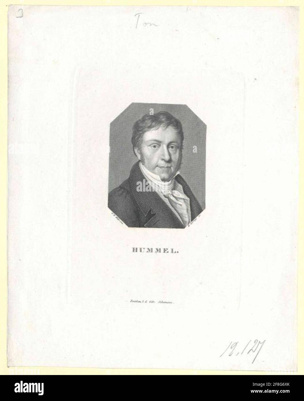 Johann nepomuk hummel hi-res stock photography and images - Alamy