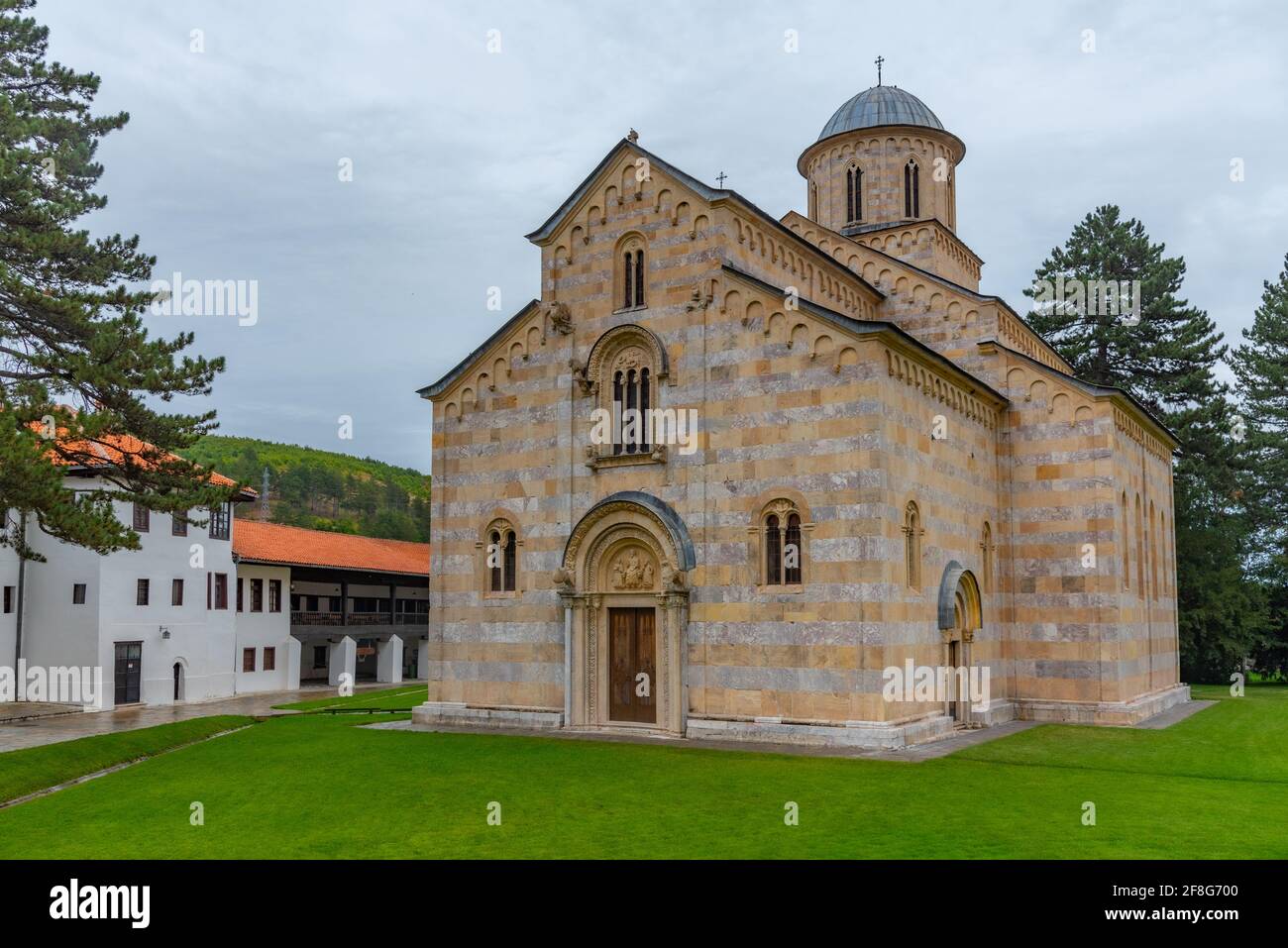 Visoki Decani monastery in Kosovo Stock Photo - Alamy