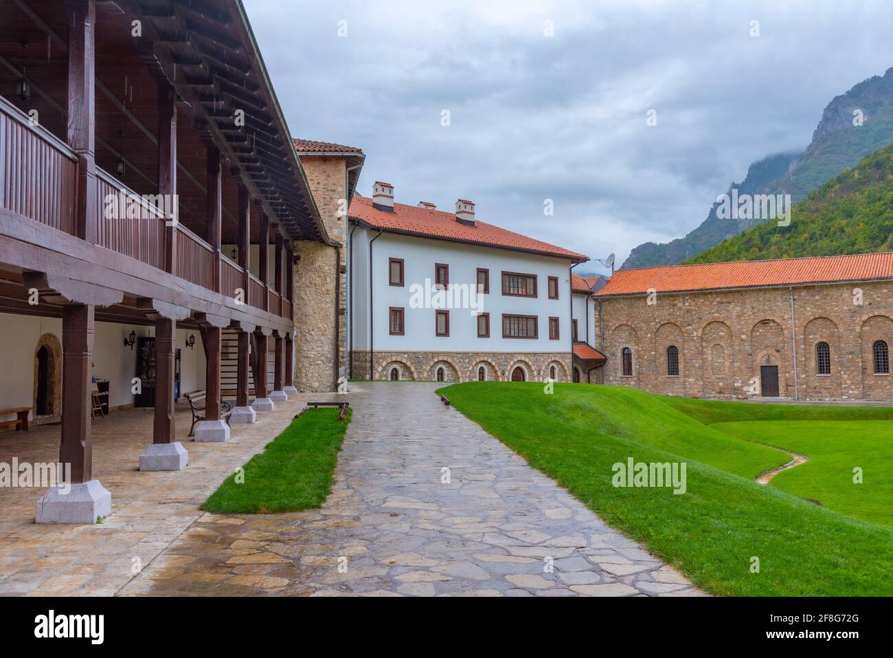 Visoki Decani monastery in Kosovo Stock Photo - Alamy
