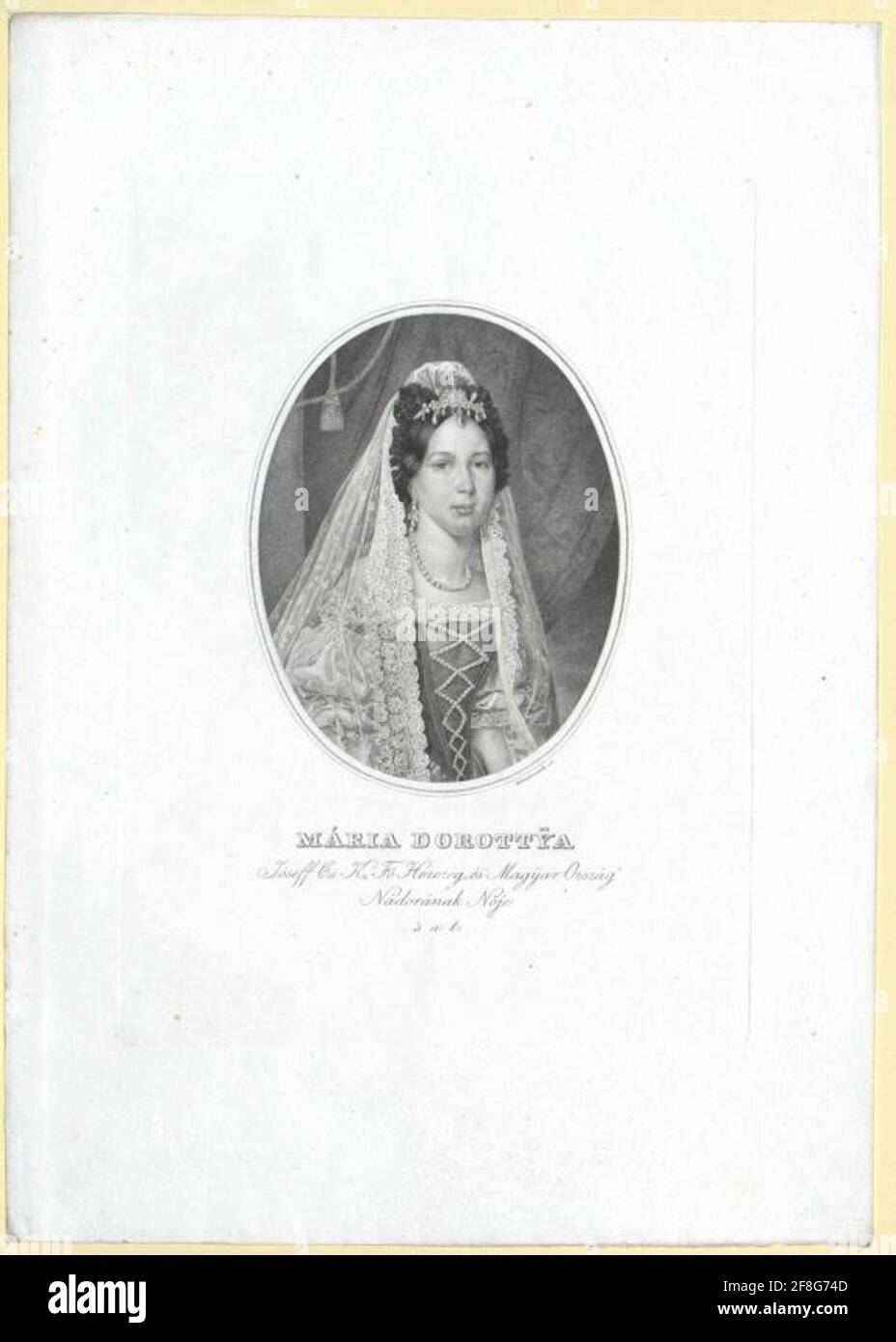 Maria Dorothea, Princess of Württemberg Stock Photo - Alamy