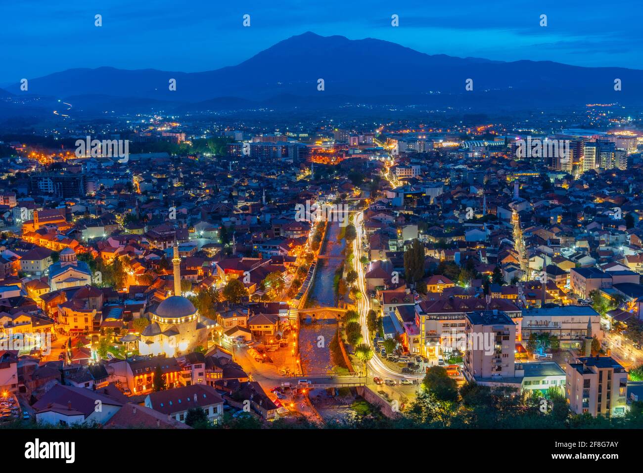 Aerial view prizren town hi-res stock photography and images - Alamy