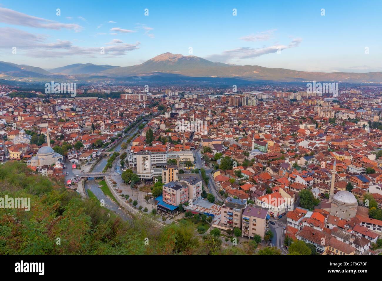 Aerial view of City of Prizren in Kosovo Stock Photo - Alamy