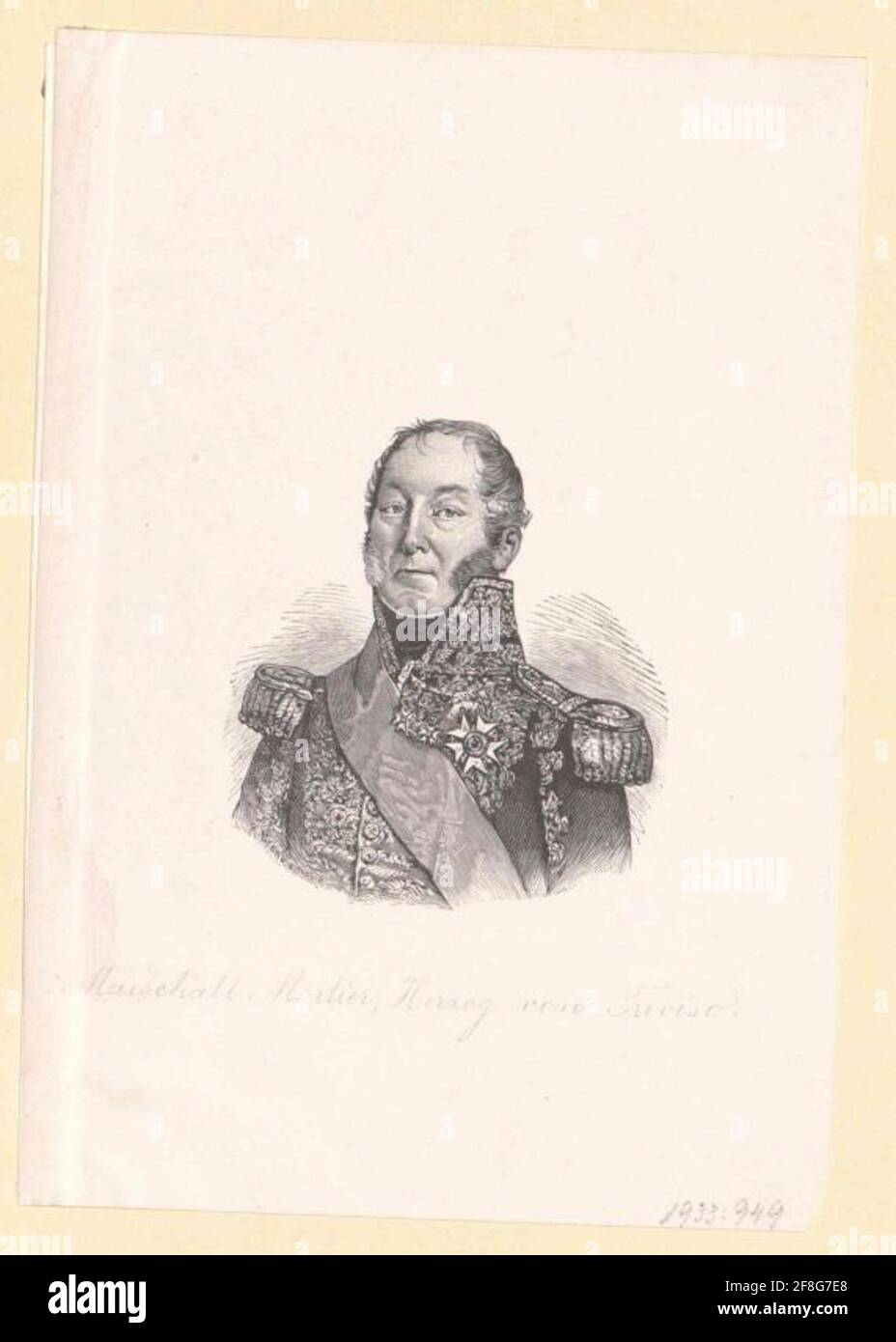Mortier, Edouard Duke of Treviso Stock Photo - Alamy
