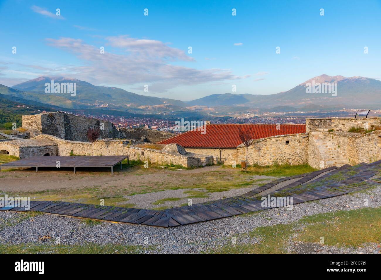 Interior of Kalaja fortress in Prizren, Kosovo Stock Photo - Alamy