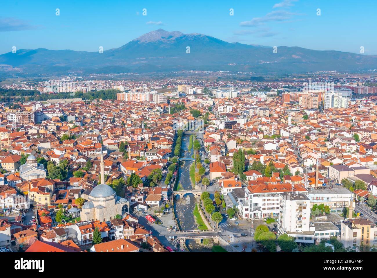 Aerial view of City of Prizren in Kosovo Stock Photo - Alamy
