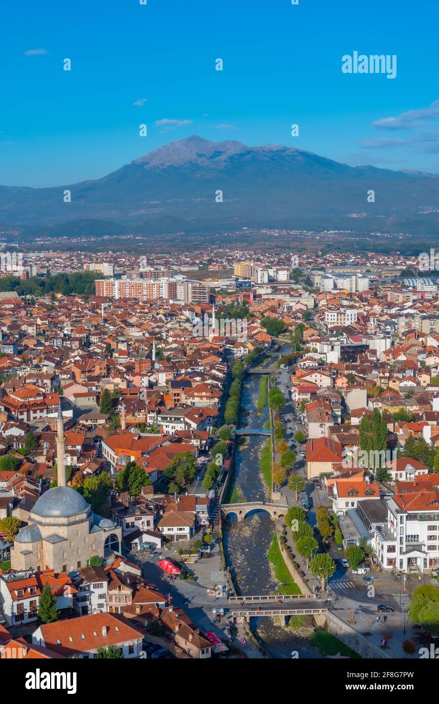 Aerial view of City of Prizren in Kosovo Stock Photo - Alamy