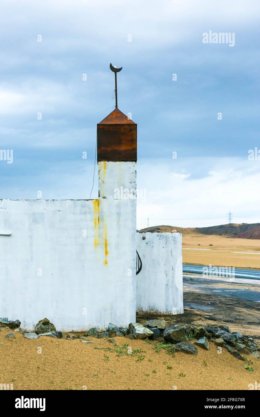masjid minarets against sky background Stock Photo - Alamy