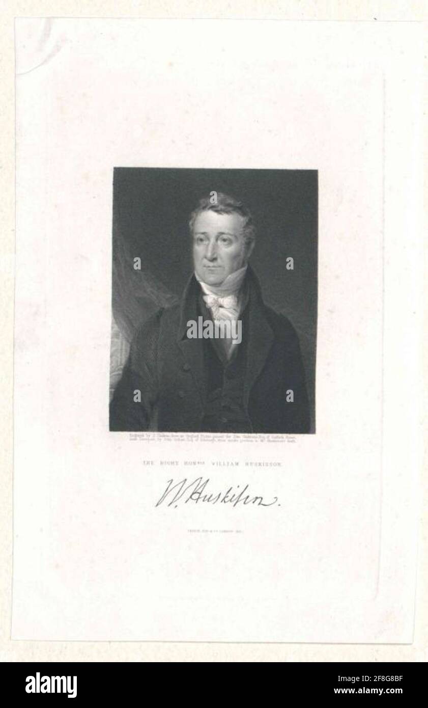 Huskisson, William Stock Photo - Alamy