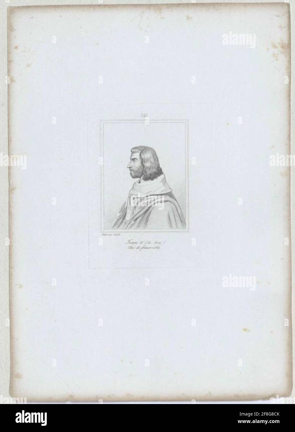 Johann II The good, king of France Stock Photo - Alamy