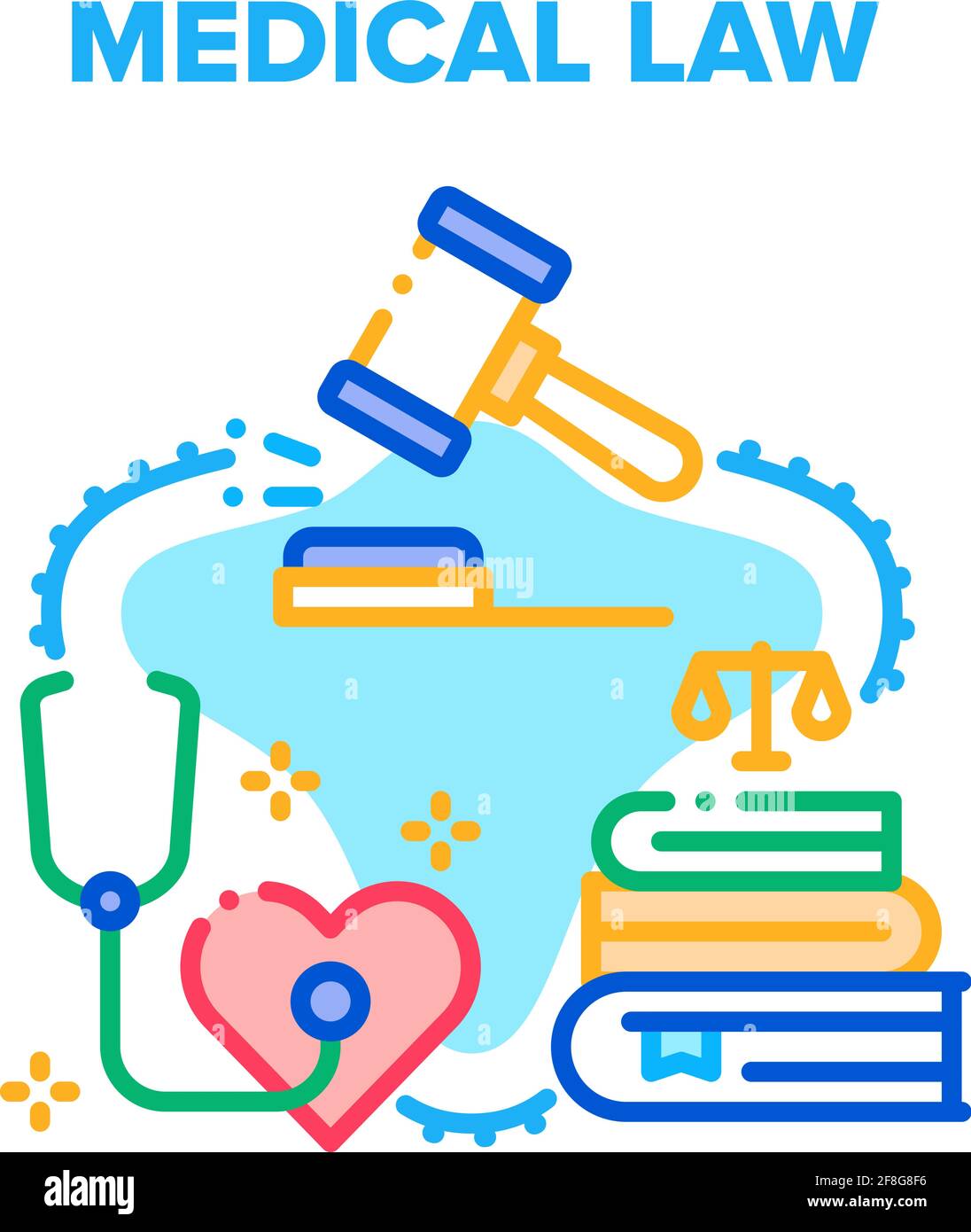 Medical Law Vector Concept Color Illustration Stock Vector Image & Art ...