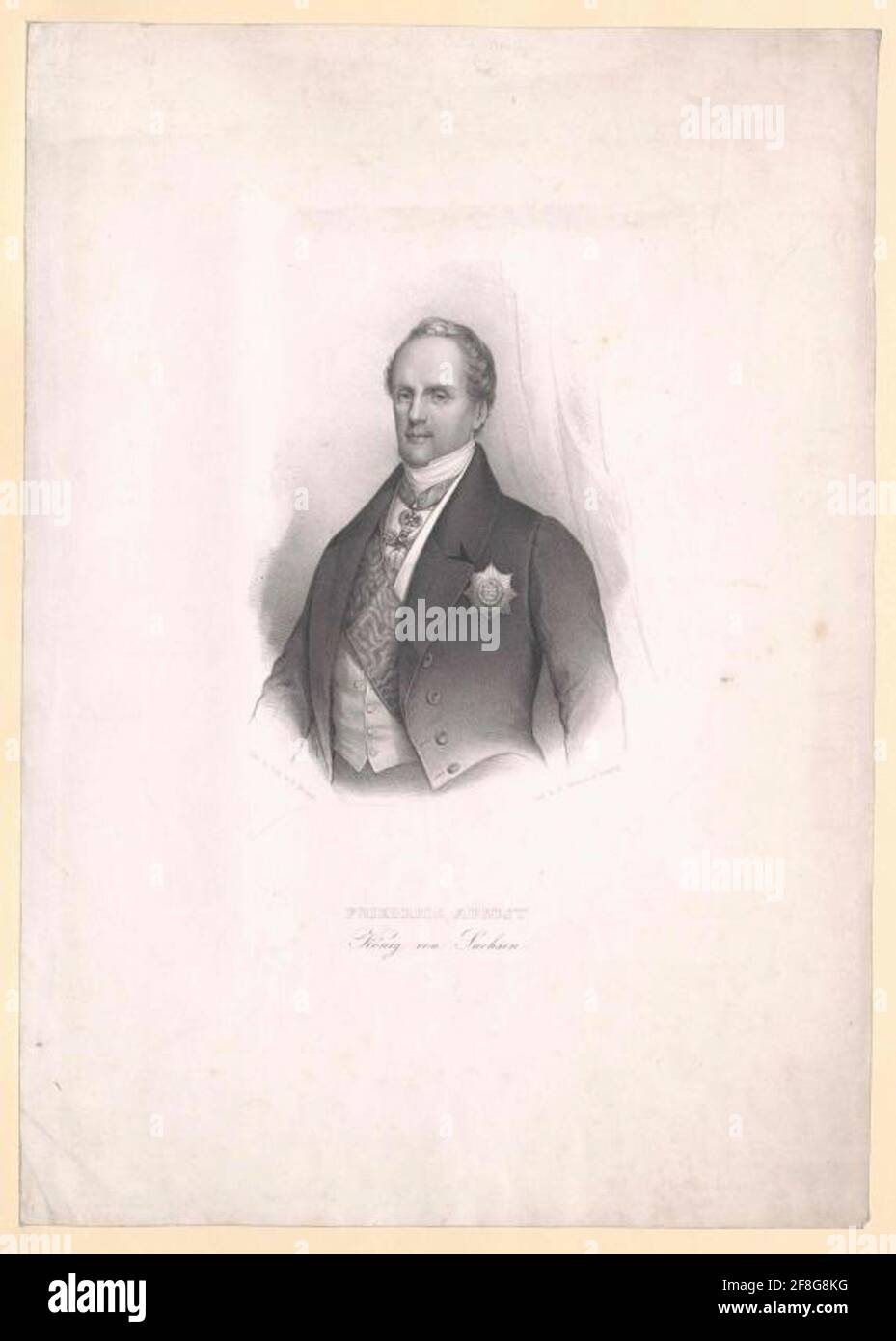 Friedrich August II, King of Saxony Stock Photo - Alamy