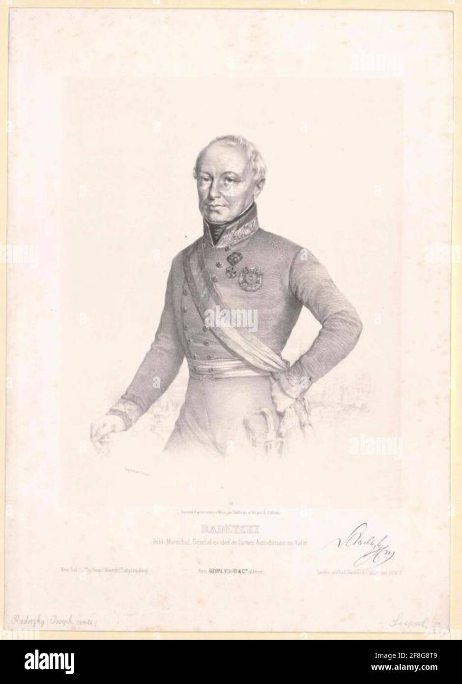 Radetzky from Radetz, Josef Graf Stock Photo - Alamy