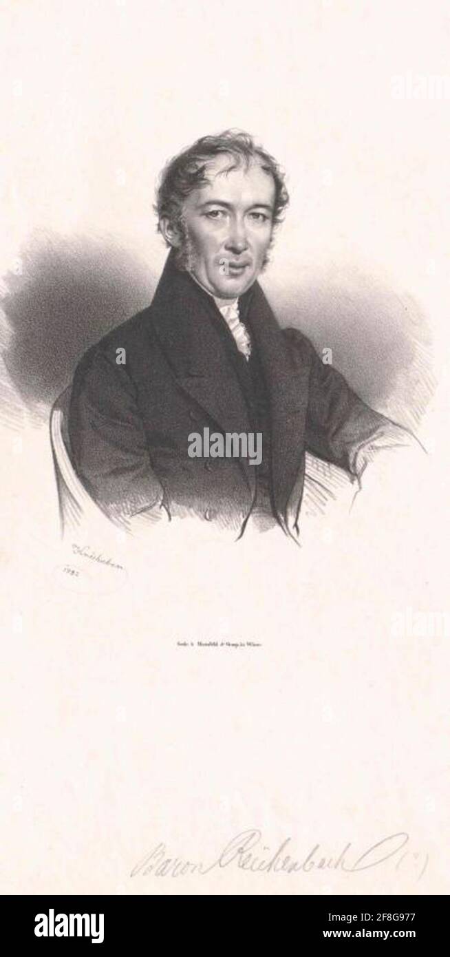 Reichenbach, Karl Freiherr Stock Photo - Alamy