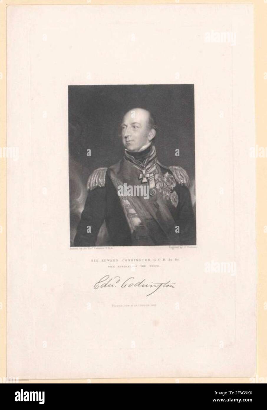 Codrington, Edward Stock Photo - Alamy
