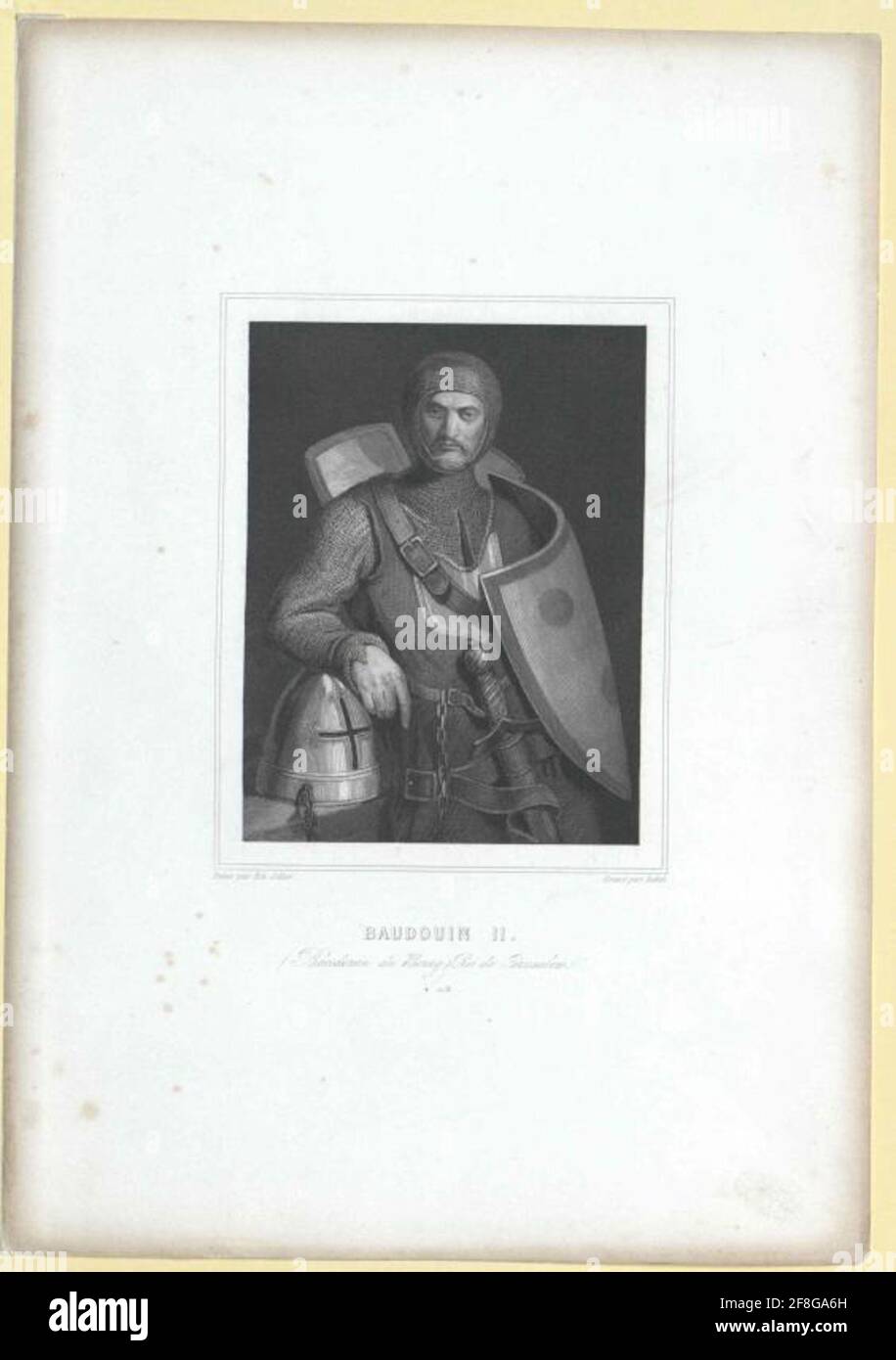 Balduin II., King of Jerusalem Stock Photo - Alamy