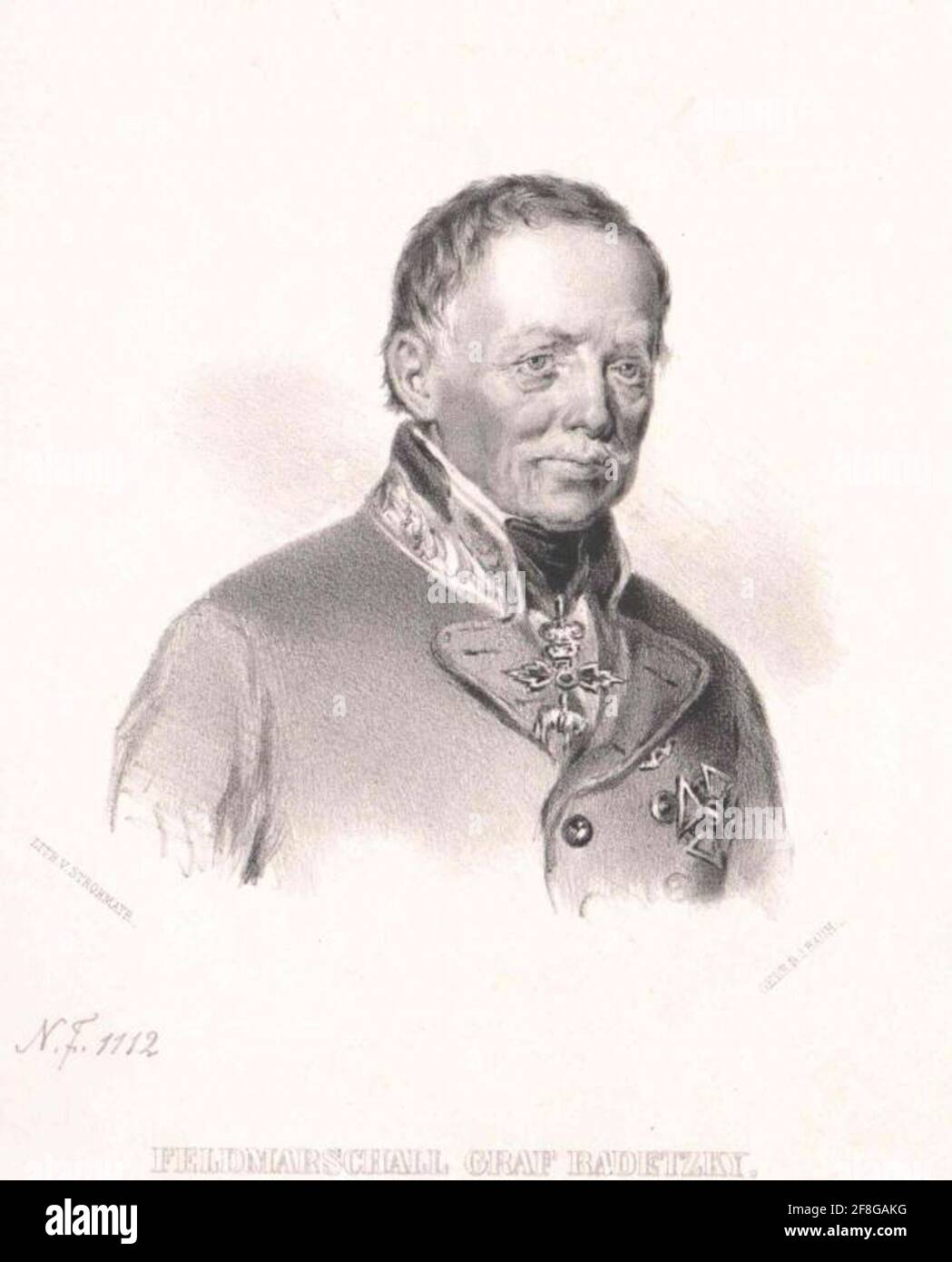 Radetzky from Radetz, Josef Graf Stock Photo - Alamy