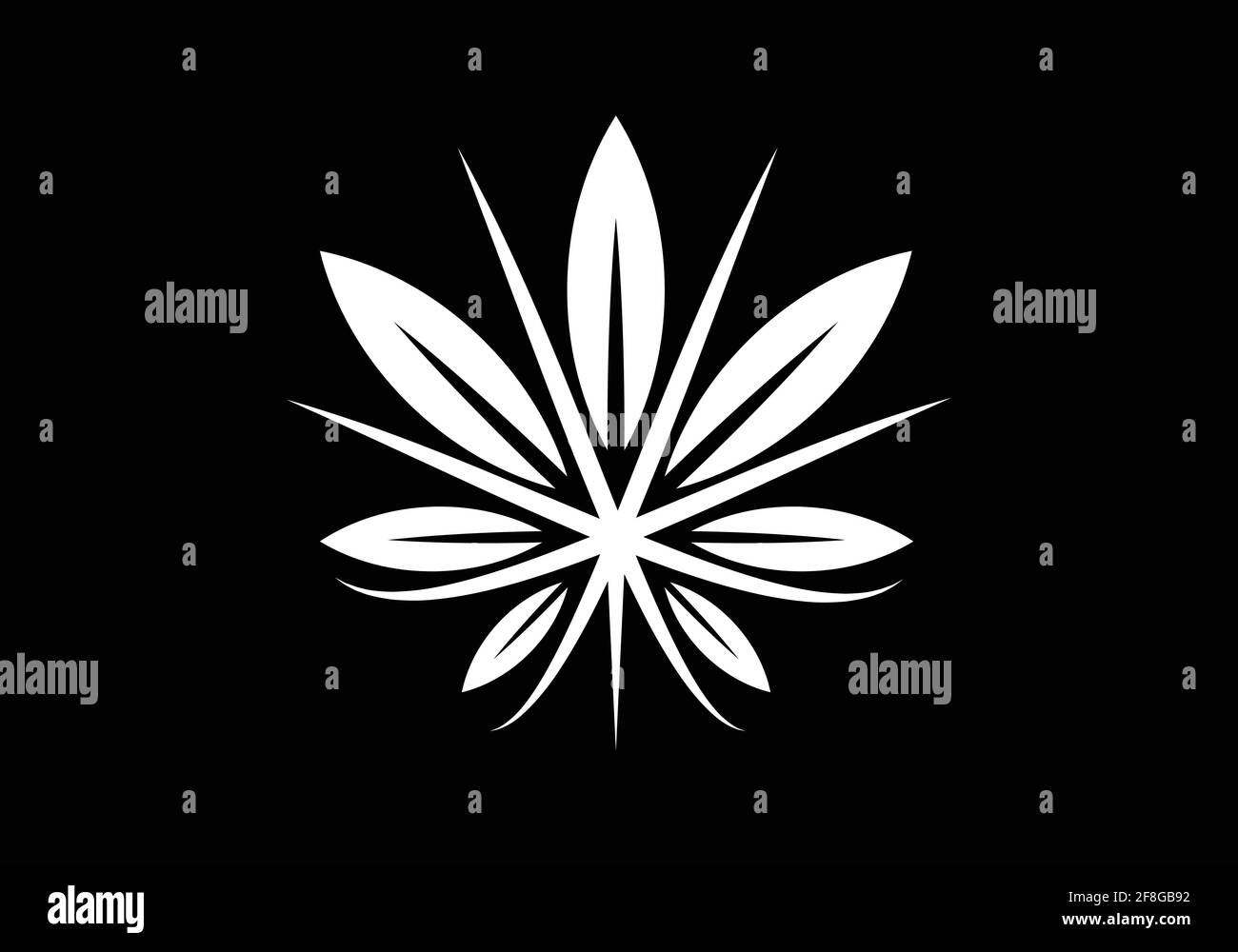 Cbd cannabis logo Black and White Stock Photos & Images - Alamy