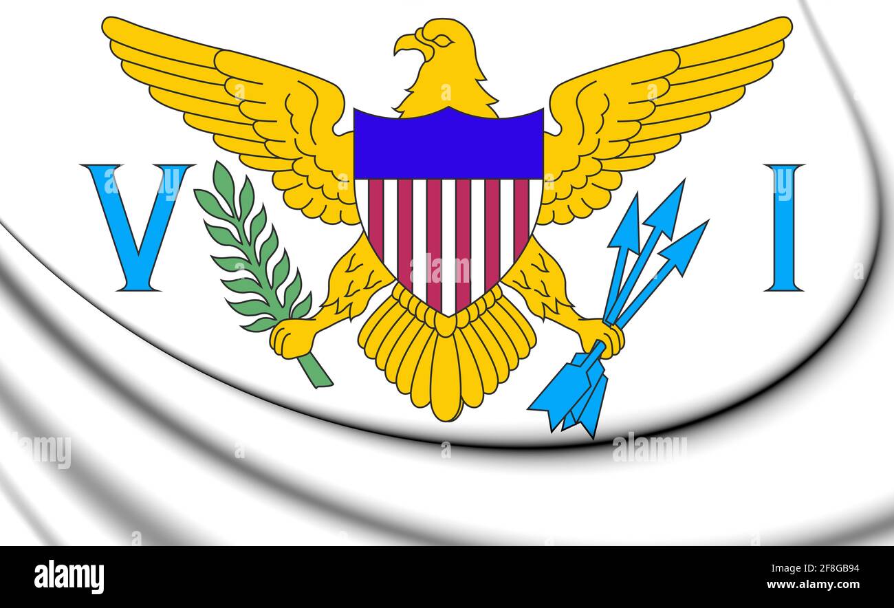 United states u s virgin islands flag hi-res stock photography and ...