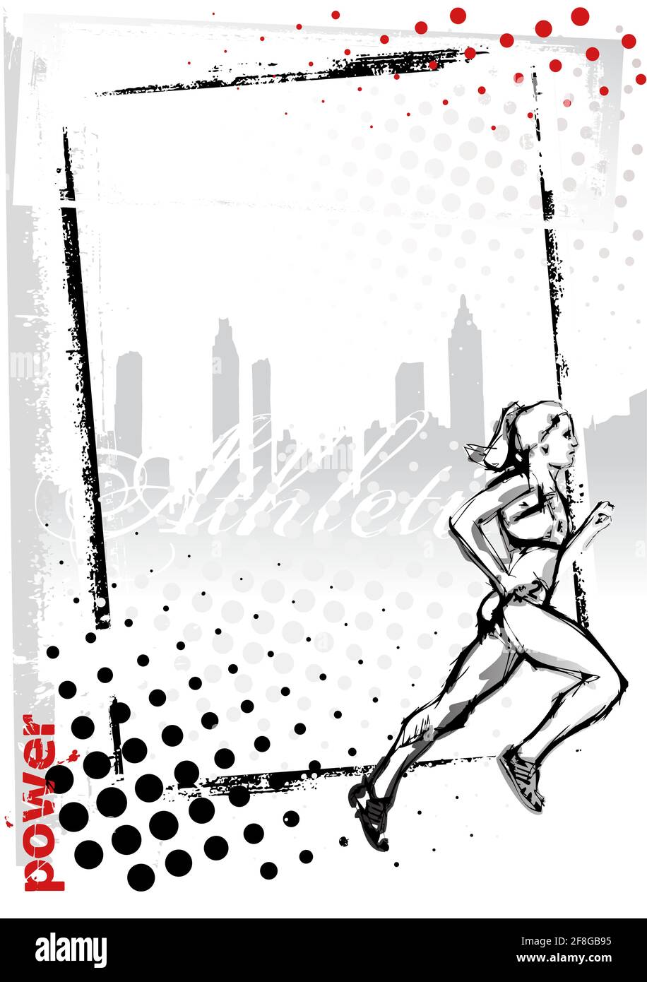 running poster background Stock Vector Image & Art - Alamy
