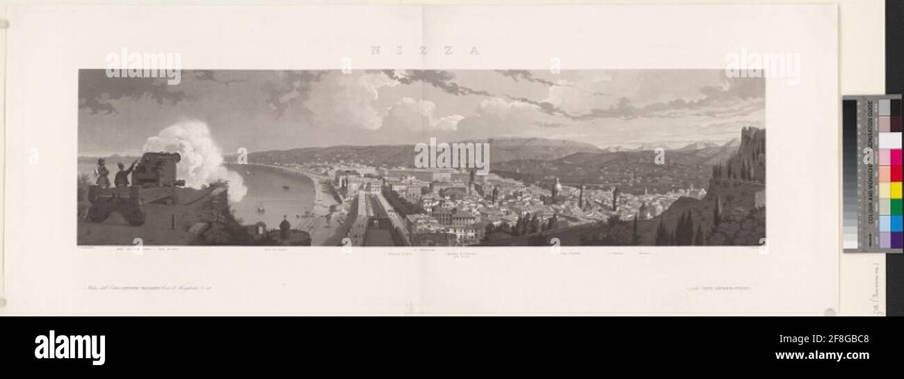 Nice panorama. Legend below Stock Photo - Alamy