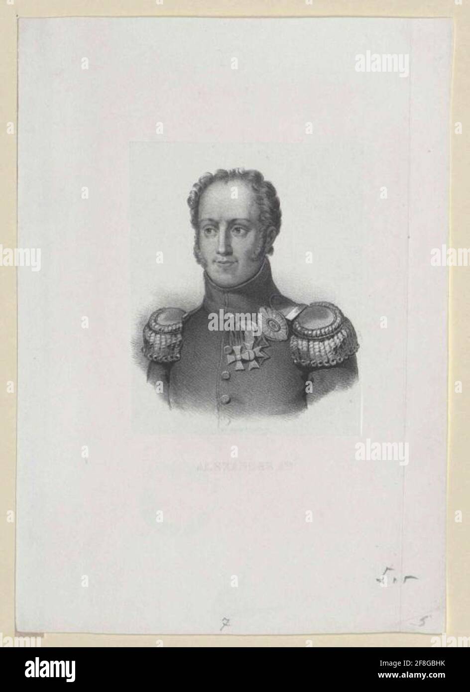 Alexander I, Kaiser of Russia Stock Photo - Alamy