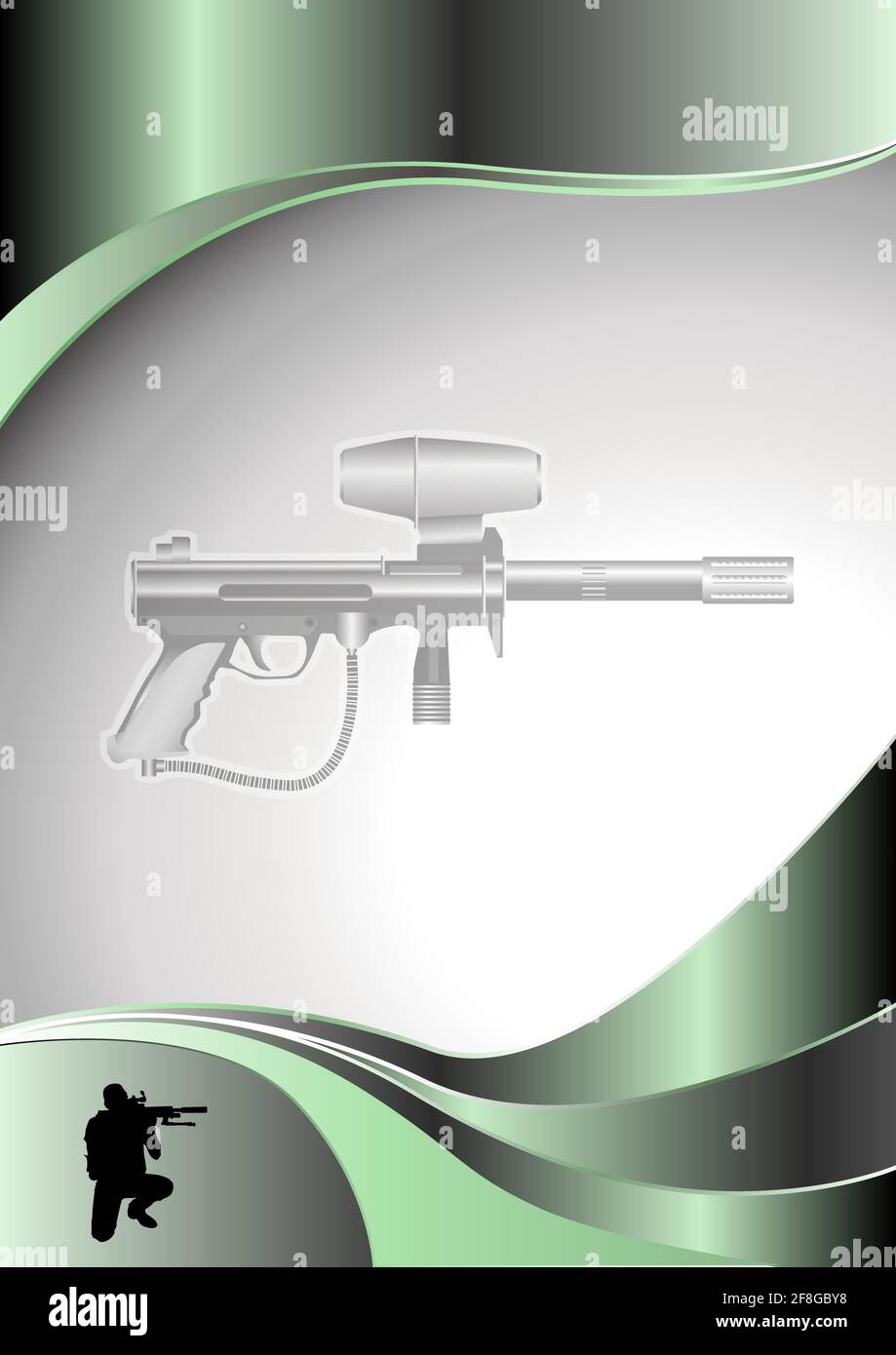 paintball poster background Stock Vector Image & Art - Alamy