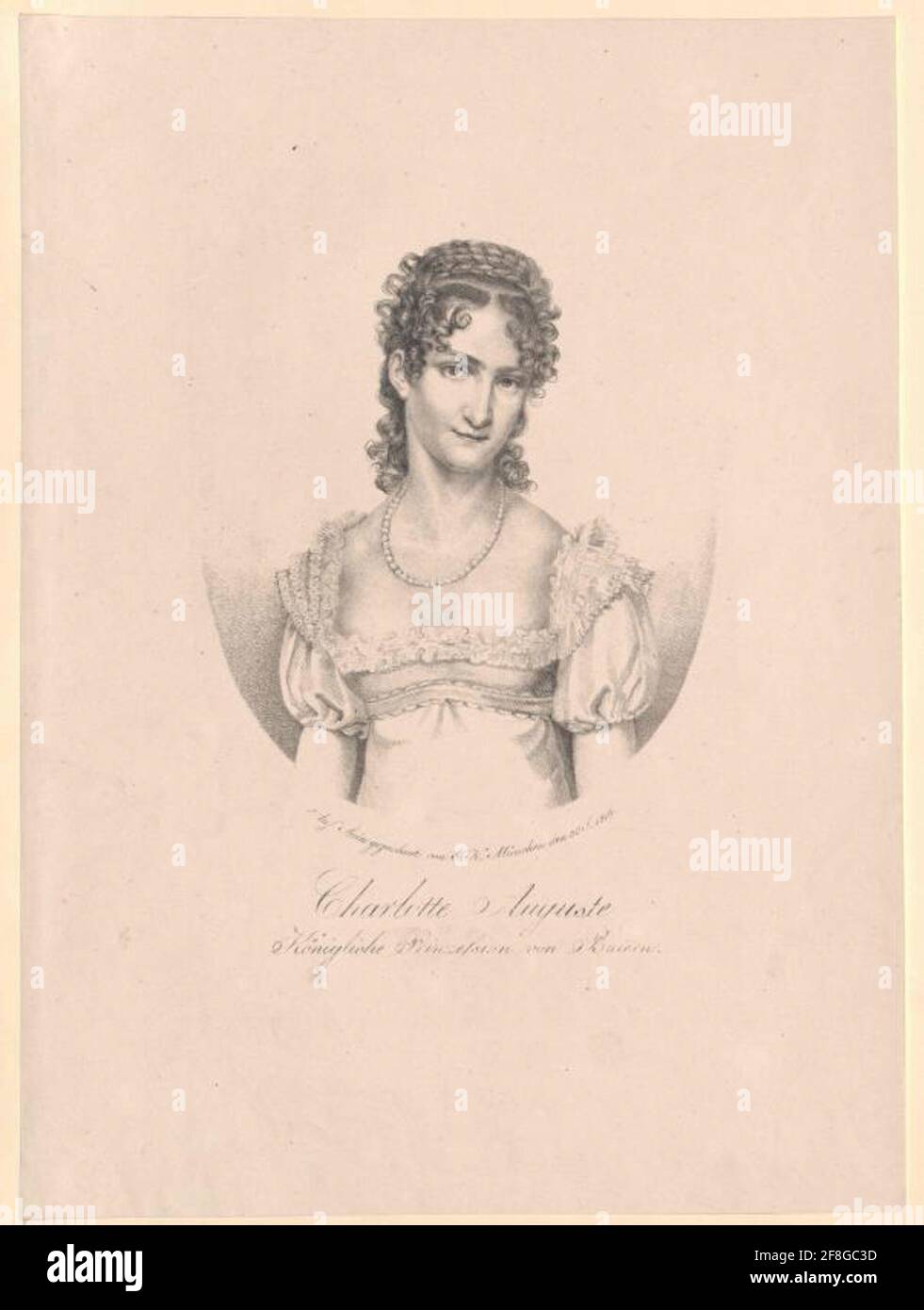 Karoline, Princess of Bavaria (1792-1873 Stock Photo - Alamy